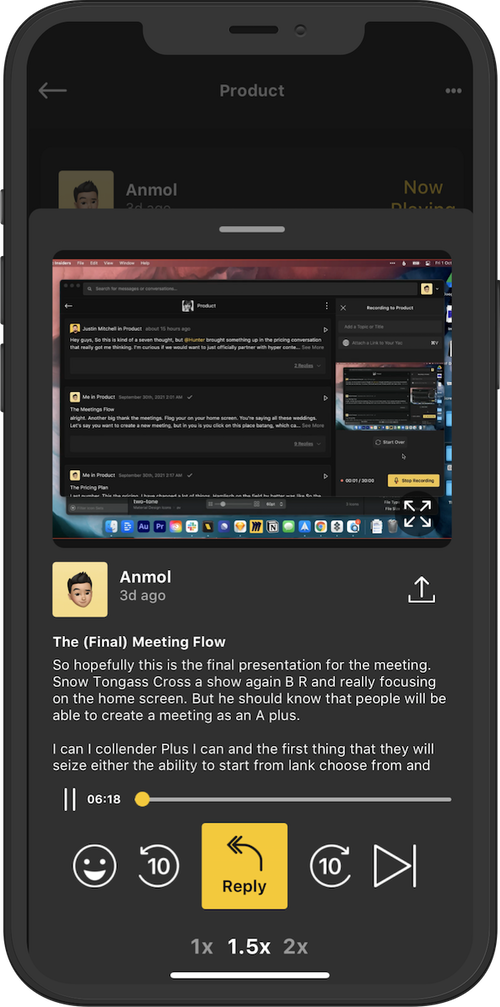 Yac Features | Voice Messaging